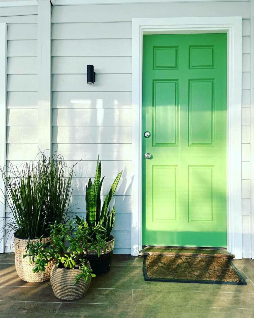 11 Unique Green Front Door Colors - Enthralling Gumption