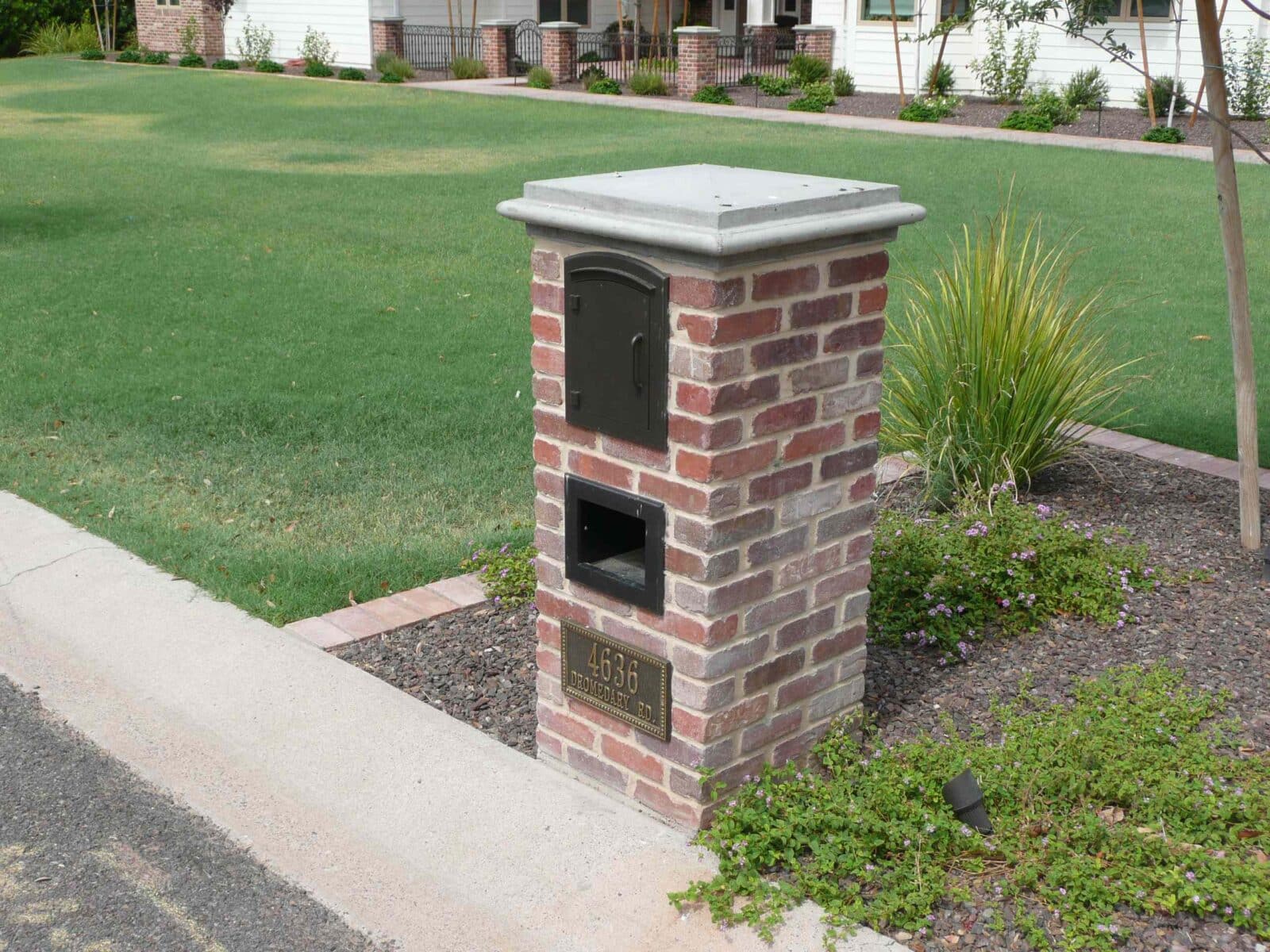 30 Creative Brick Mailboxes Ideas - Enthralling Gumption