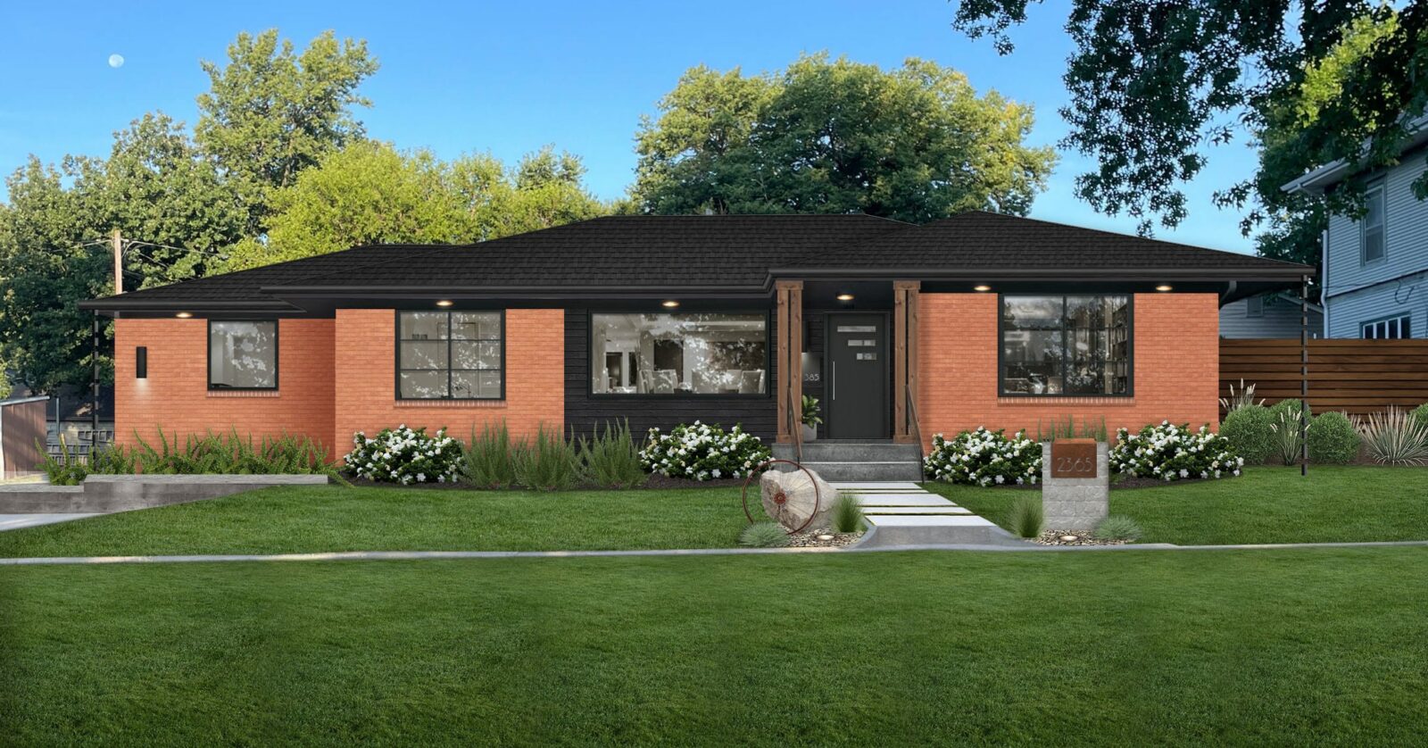 20 Best Trim Colors for Red Brick Houses - Enthralling Gumption