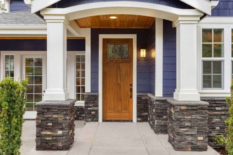 11 Durable and Creative Front Porch Column Ideas - Enthralling Gumption