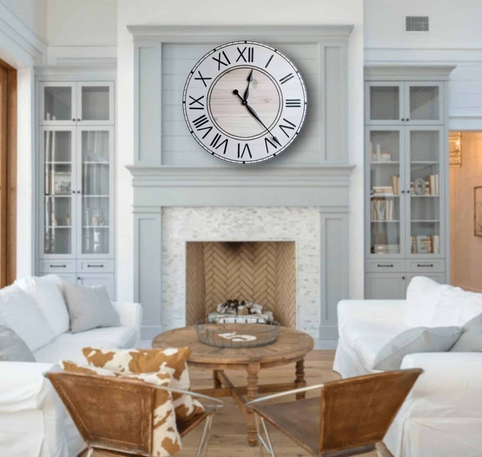 Where To Hang Wall Clock In Your Living Room - Enthralling Gumption