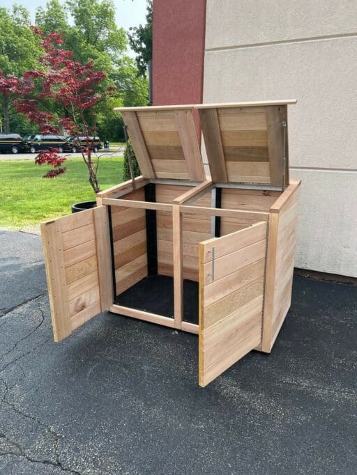 Garbage Can Enclosure: Easy DIY - Enthralling Gumption