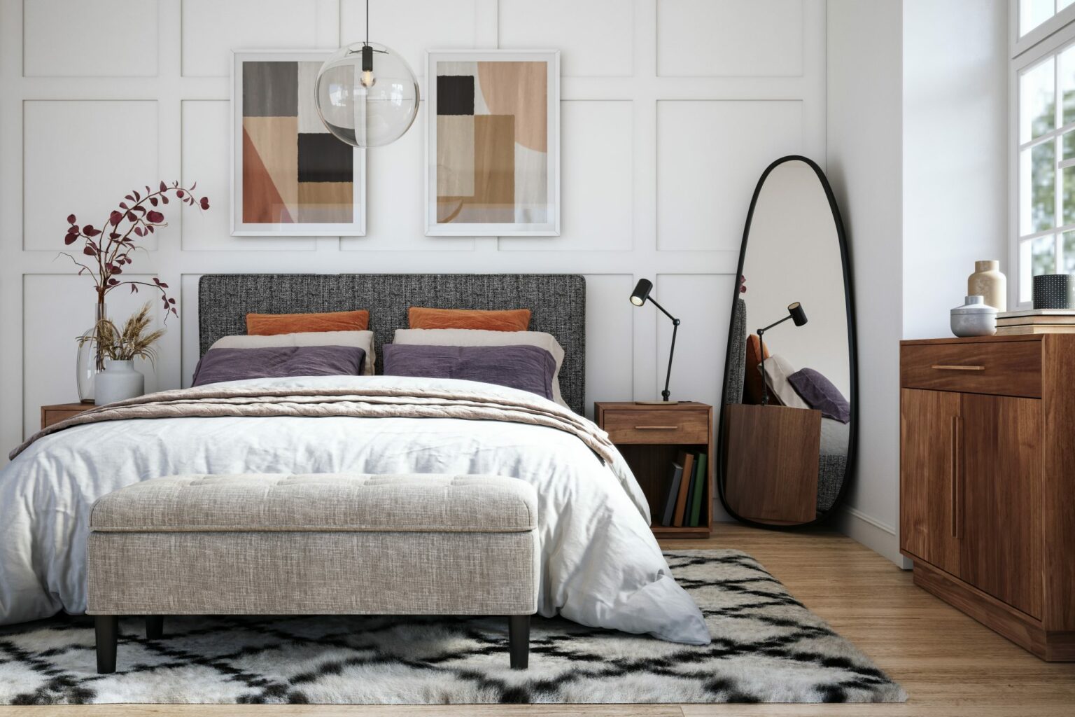 Ultimate Guide: How to Select the Best Rug Size for Your King Bed ...