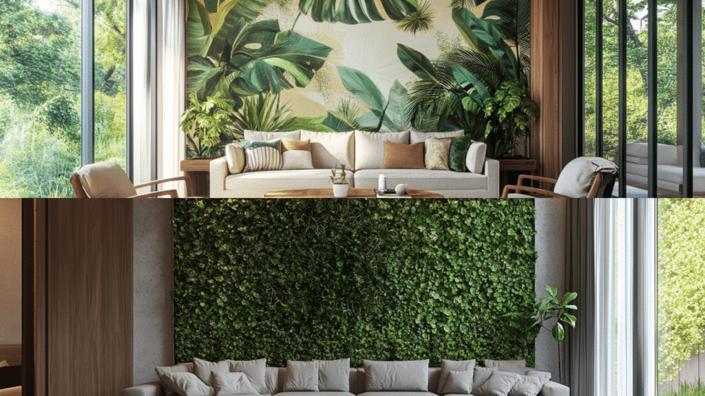 38 Stunning Ideas for a Green Feature Wall in Living Rooms ...