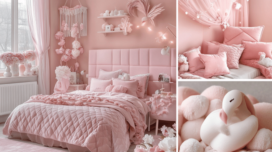 40 Girly Pink Bedroom Ideas for a Perfect Makeover - Enthralling Gumption