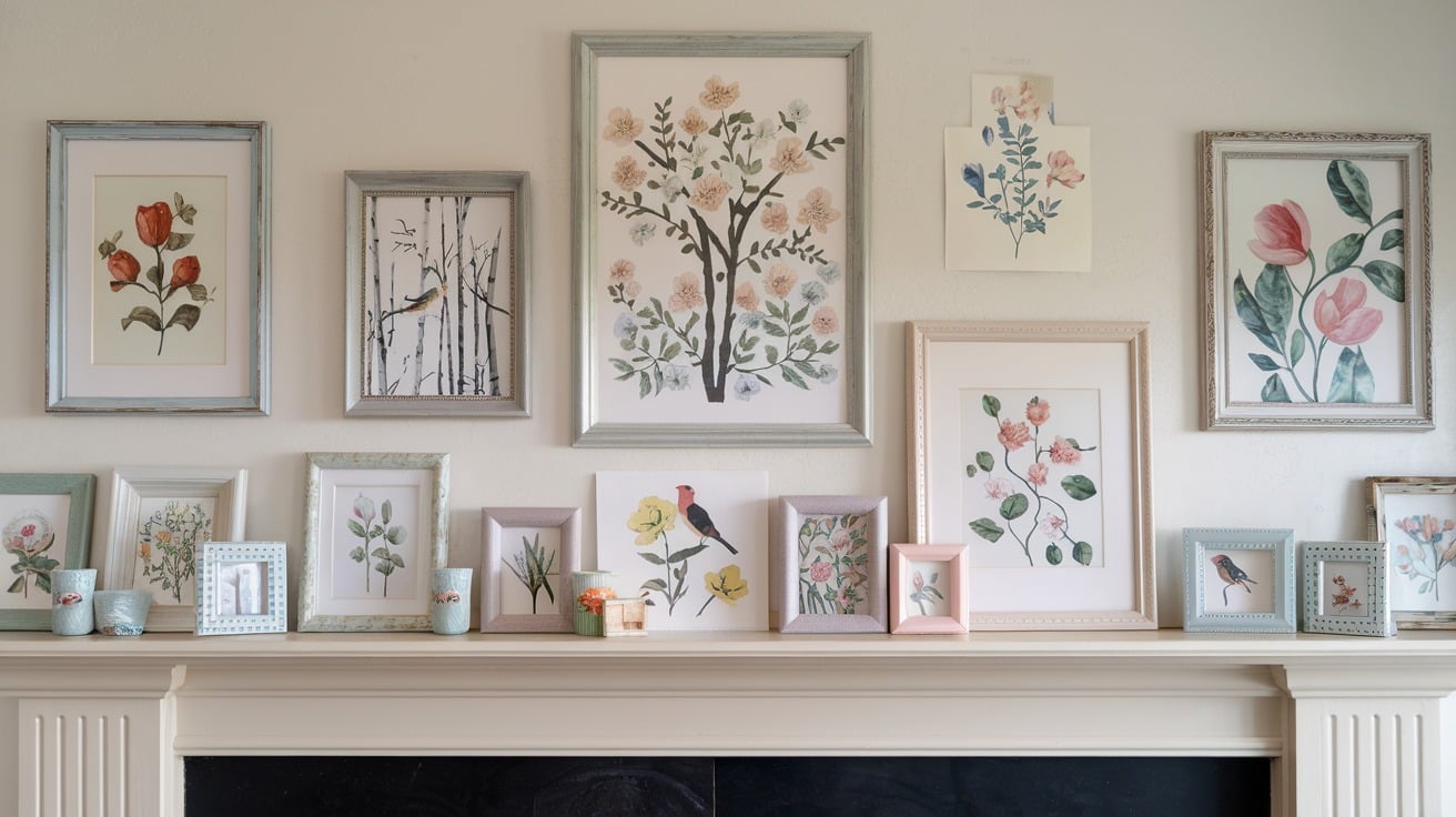 53 Creative Spring Mantel Decor Ideas for a Seasonal Refresh ...