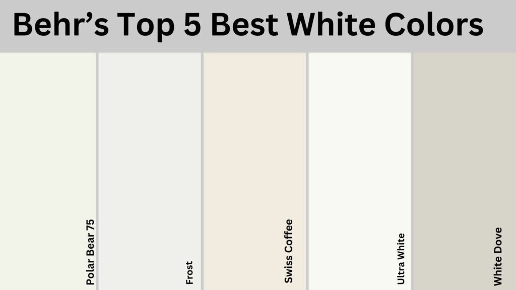 5 Best Behr's White Paints: Color Reviews - Enthralling Gumption