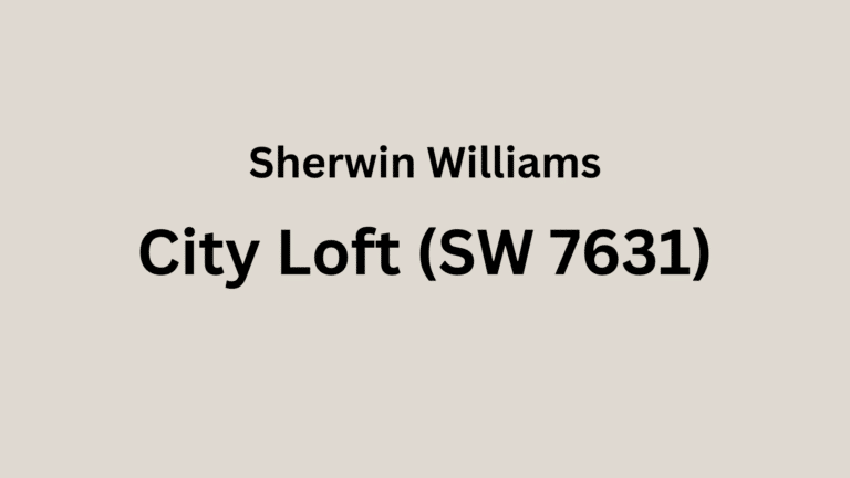 Sherwin Williams' City Loft (SW 7631): A Review - Enthralling Gumption