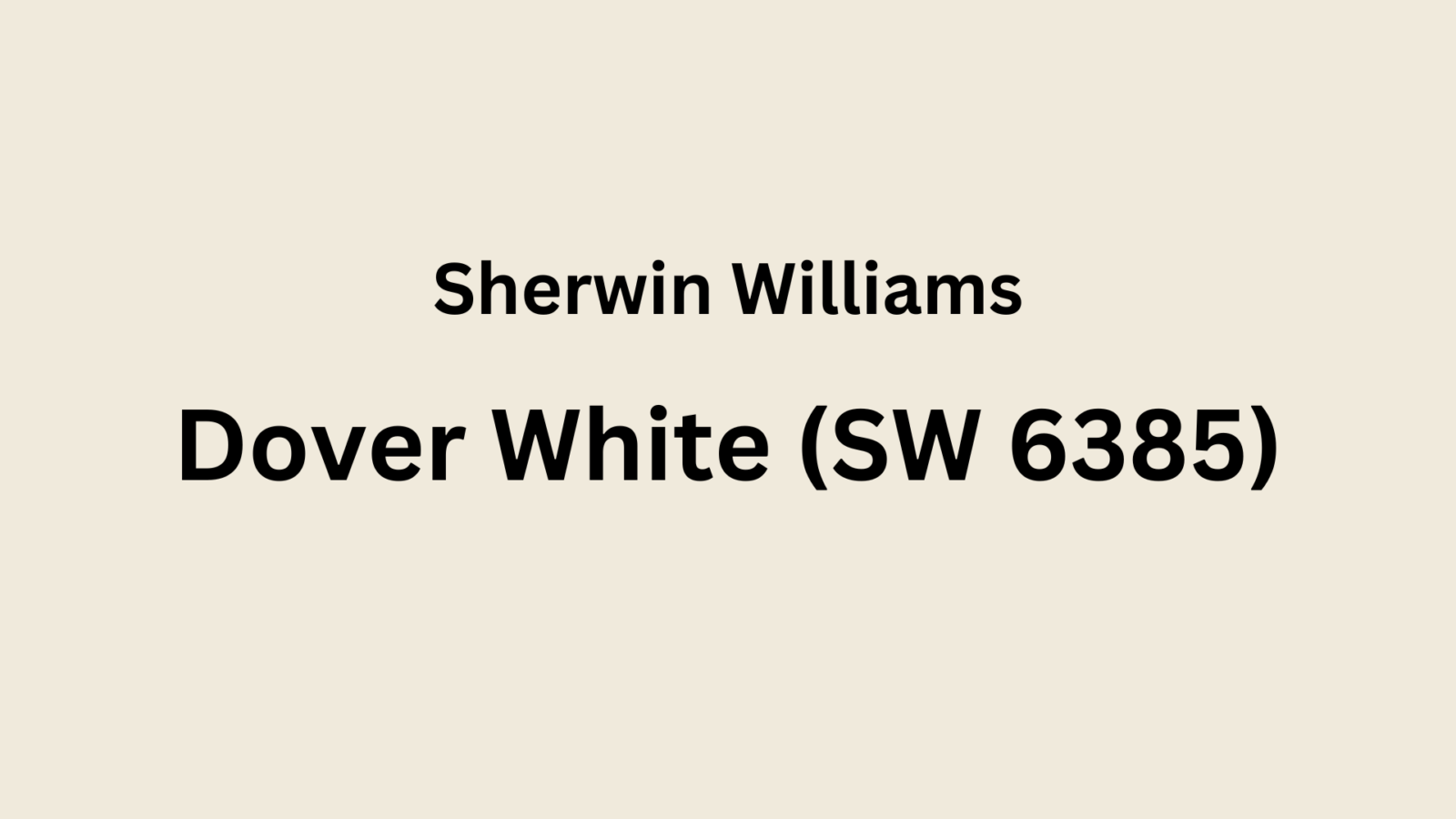 Sherwin Williams Dover White (SW 6385): A Review - Enthralling Gumption