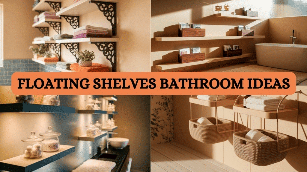 31 Funky Floating Shelves Bathroom Ideas in a Flash - Enthralling Gumption