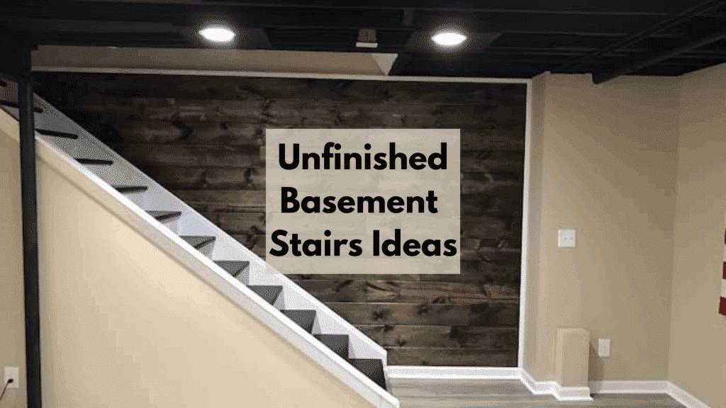 15 Creative Ideas for Unfinished Basement Stairs - Enthralling Gumption