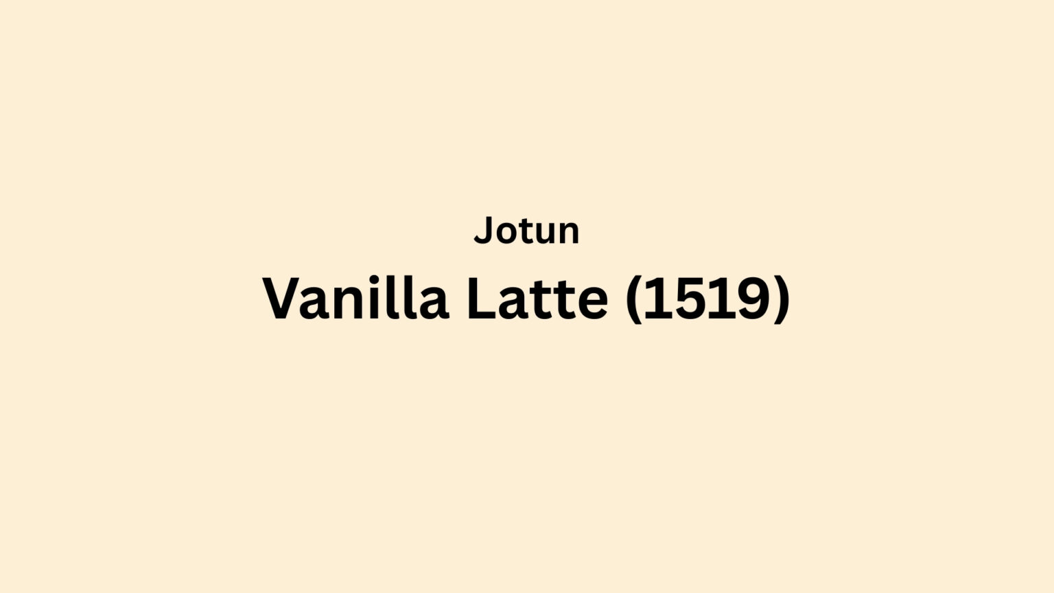 Jotun Vanilla Latte Color (1519): A Complete Review - Enthralling Gumption