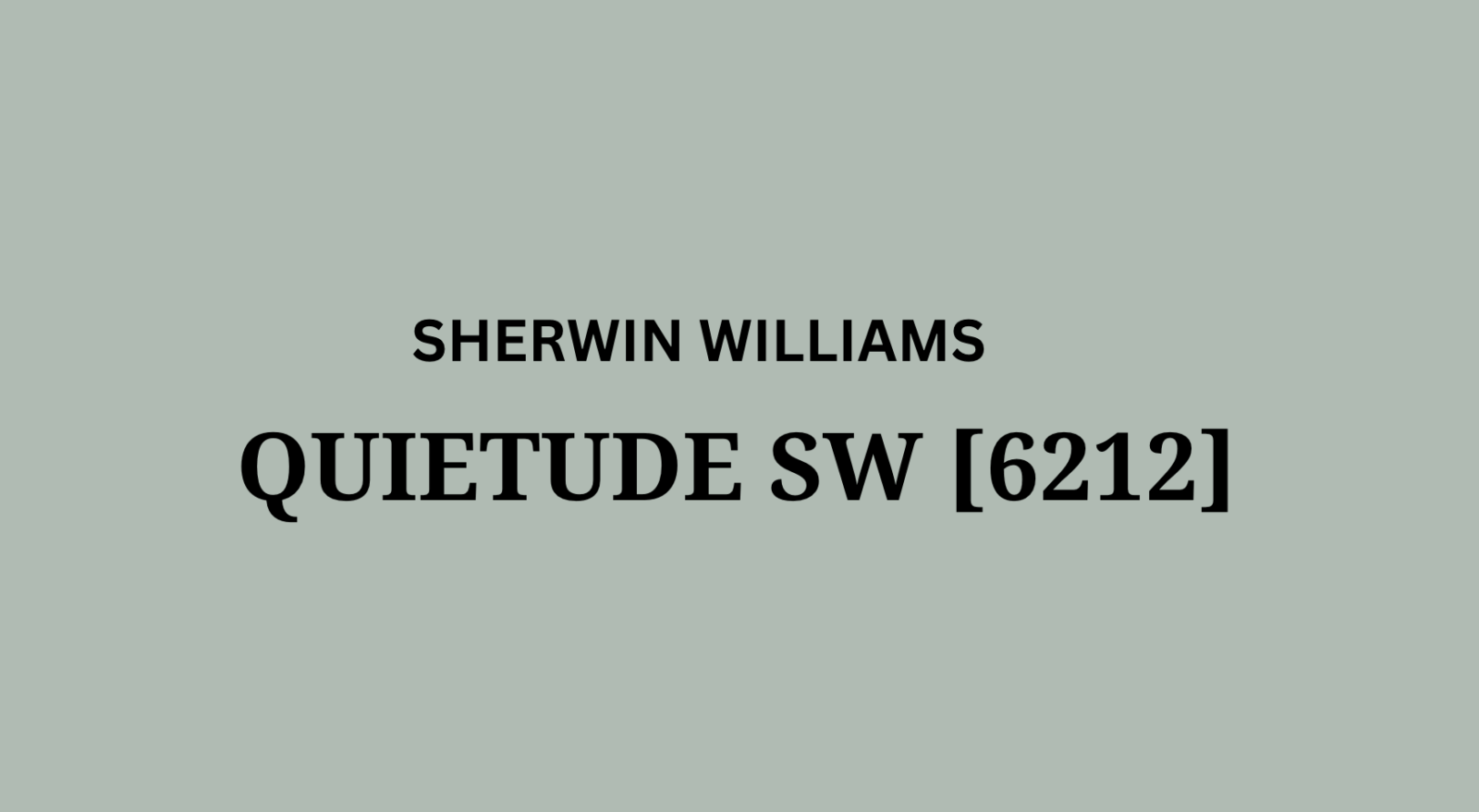Quietude (SW 6212) by Sherwin Williams: An In-Depth Review ...