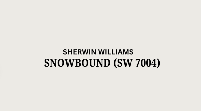 Sherwin Williams Snowbound (SW 7004): A Review - Enthralling Gumption