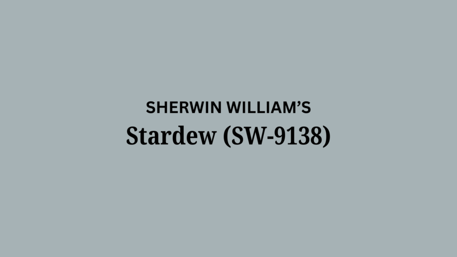 Sherwin Williams Stardew (SW 9138): A Review - Enthralling Gumption