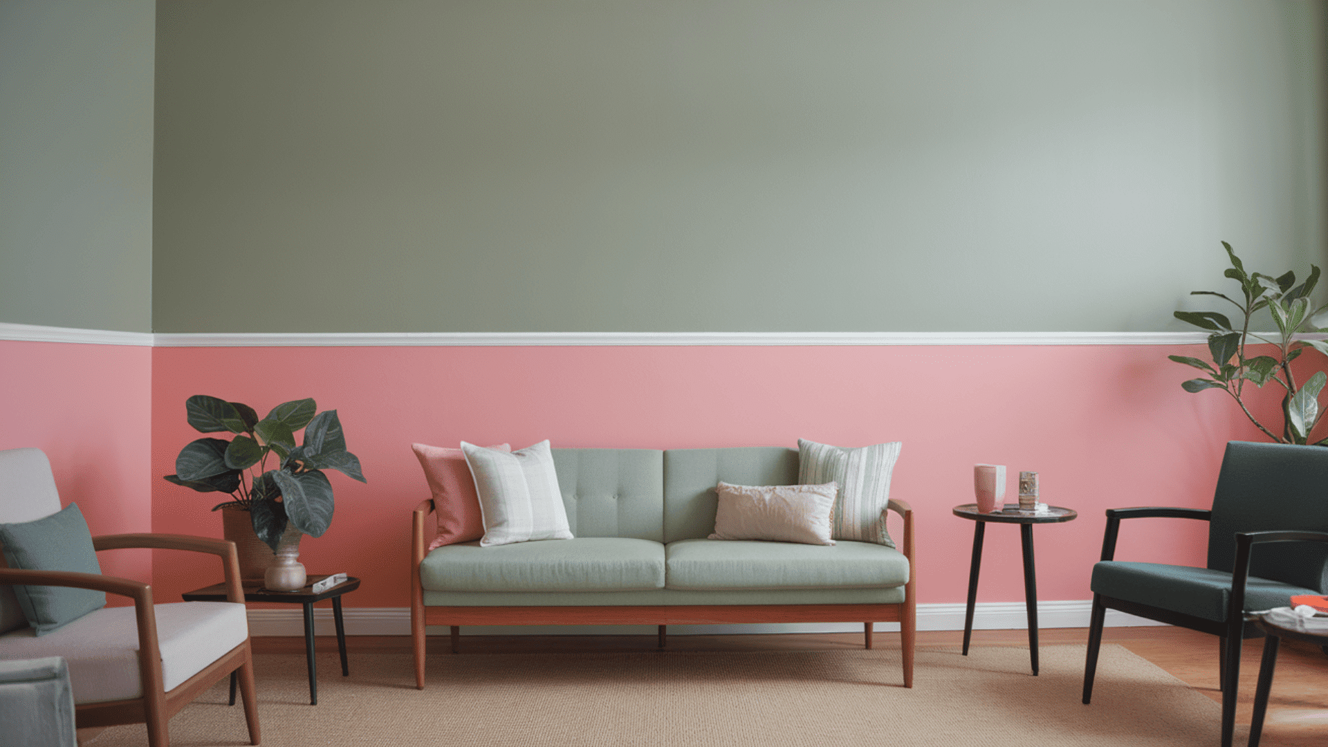 31 Pink and Green Living Room Paint Ideas to Try Now - Enthralling Gumption