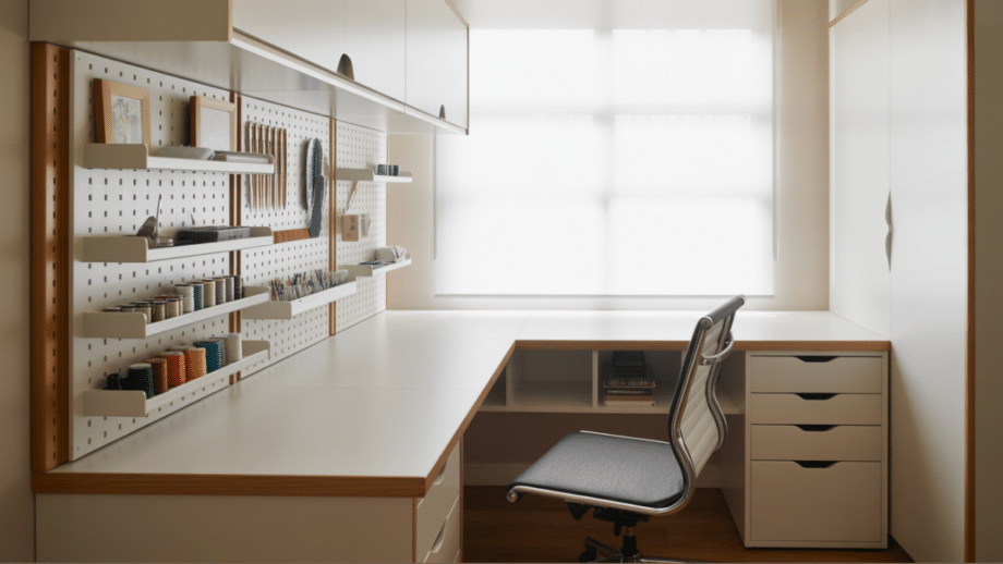20 Craft Room Ideas With Practical Design Layouts - Enthralling Gumption
