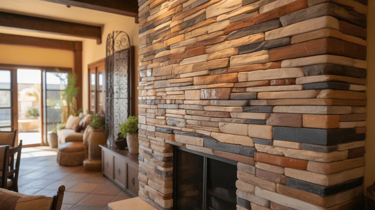 35 Stone Fireplace Ideas for Indoor and Outdoor Living - Enthralling ...